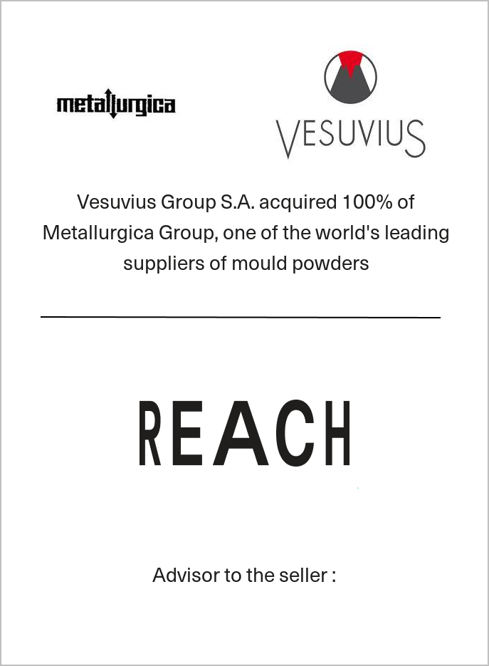 Vesuvius Group S.A. (part of the Cookson Group plc) has acquired ...