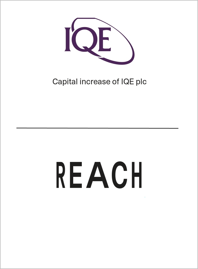 Investment in IQE plc