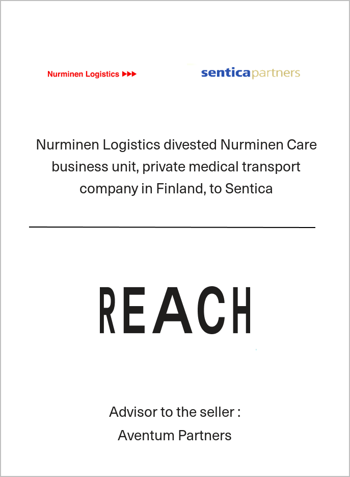 Sentica Partners has acquired Nurminen Care