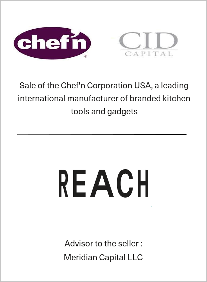 CID Capital has acquired Chef'n
