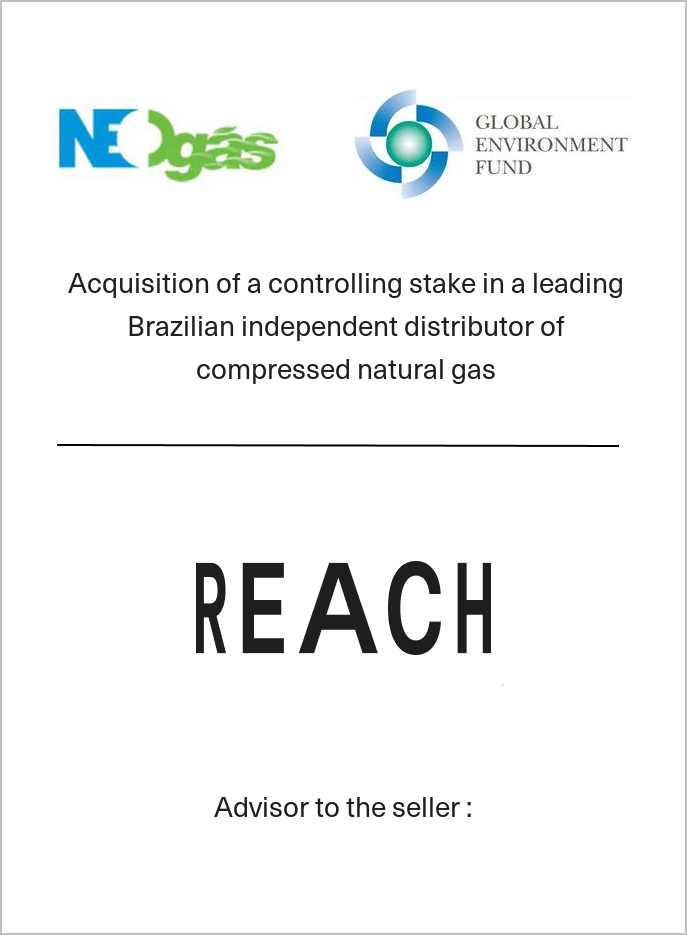 Global Environment Fund has acquired Neogas do Brasil Gas Natural ...