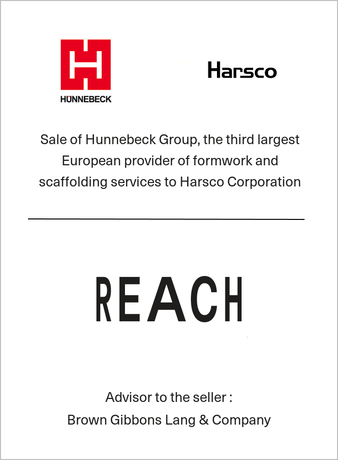 Harsco Corporation has acquired Hünnebeck Group GmbH