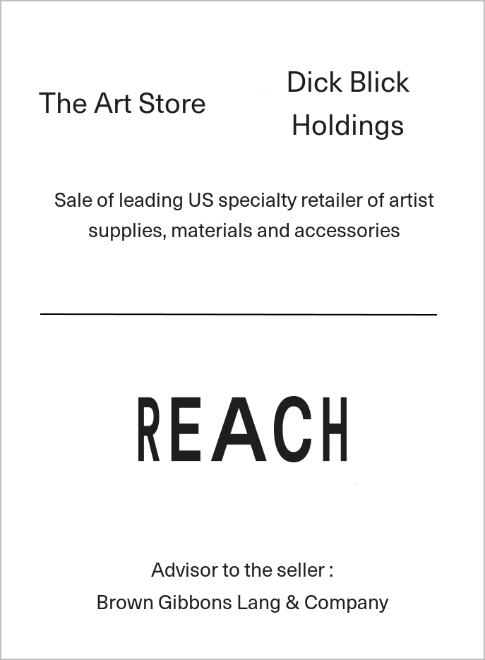Dick Blick Holdings has acquired The Art Store