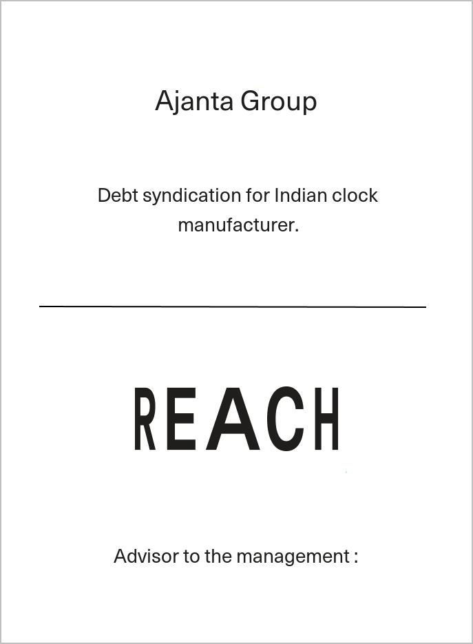 Investment in Ajanta Group
