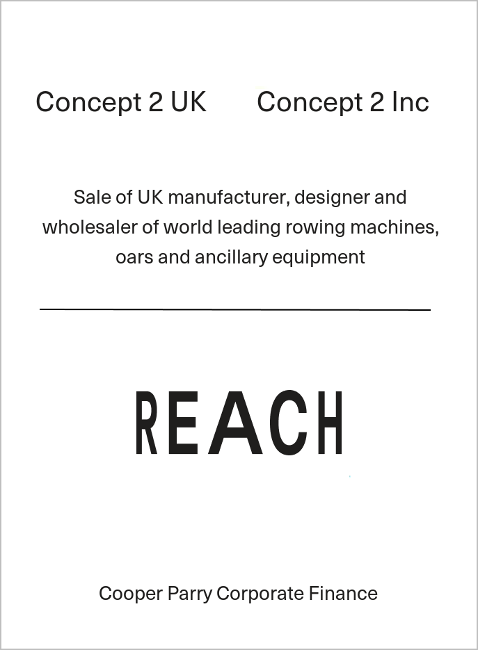 Concept 2 Inc has acquired Concept 2 UK
