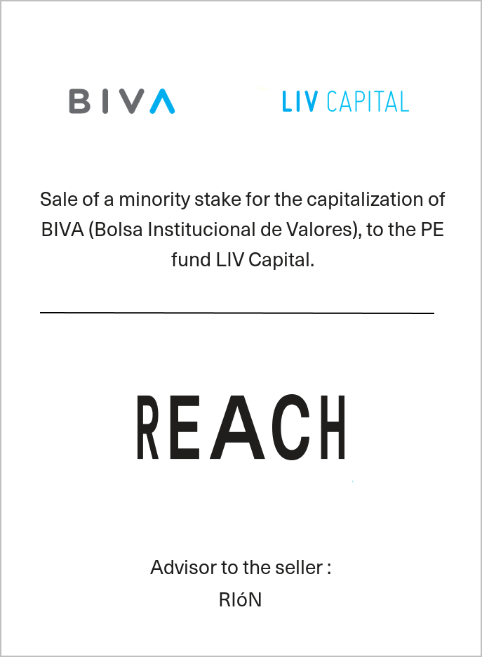LIV Capital has acquired a minority stake in Bolsa Institucional de Valores