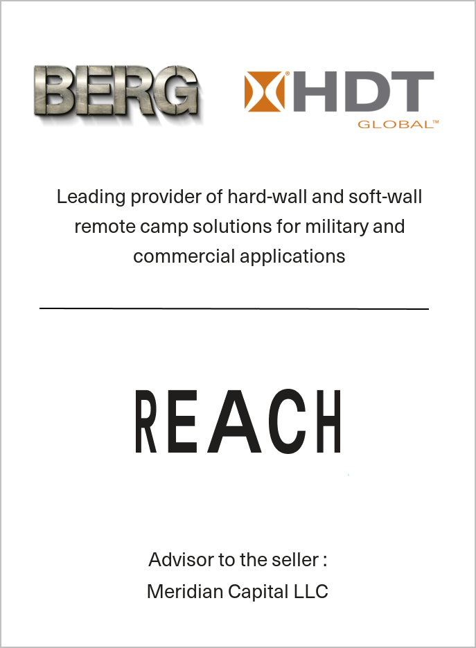 HDT Global has acquired Berg Companies Inc.