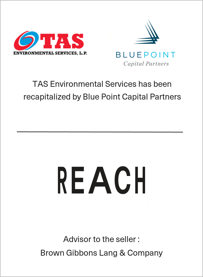 Blue Point Capital Partners has acquired TAS Environmental Services L.P ...