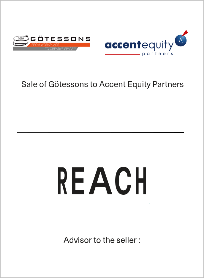 Accent Equity Partners has acquired Götessons