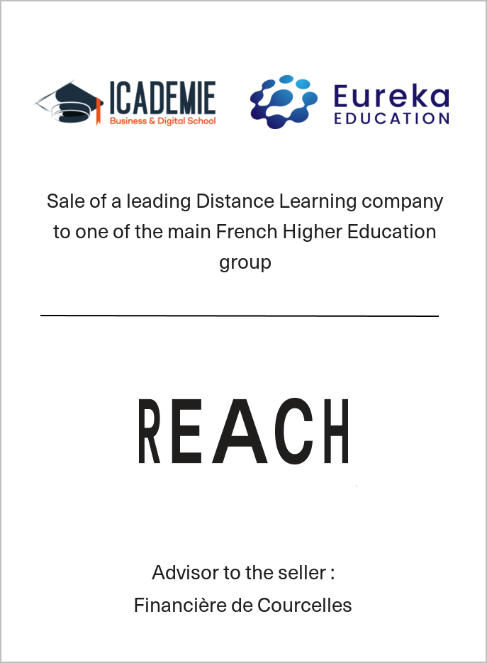 Eureka Education has acquired Groupe Icadémie