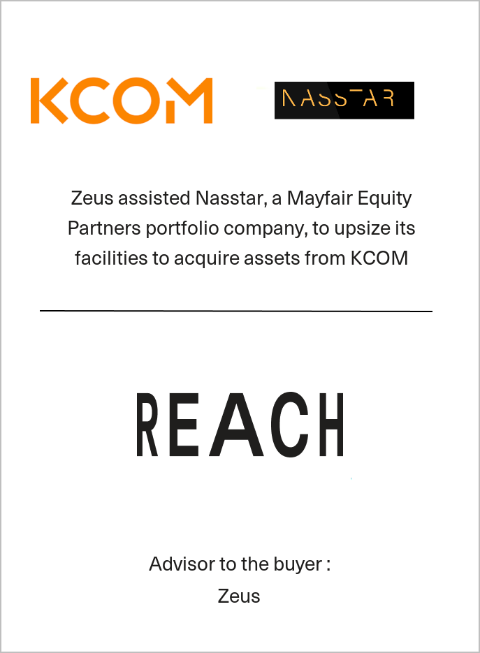 Zeus assisted Nasstar, a Mayfair Equity Partners portfolio company, to ...
