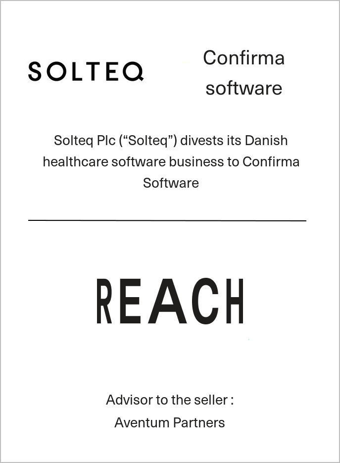 Solteq Plc (“Solteq”) divests its Danish healthcare software business ...