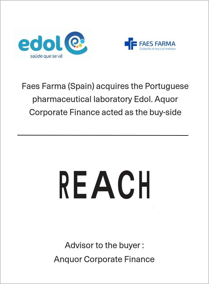 Faes Farma has acquired Laboratório Edol
